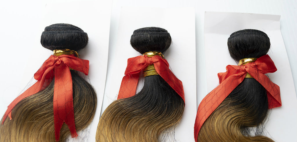 Virgin Remy Human Hair | Ombre Black 1B Blonde Wavy | Bronx NYC – https ...